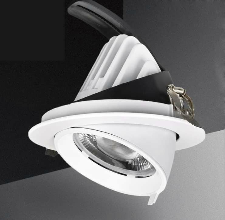 Đèn led âm trần xoay góc 360 - Đèn âm trần chỉnh góc